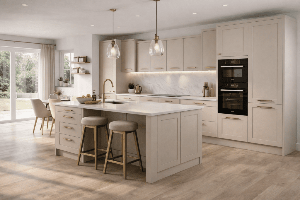 Cashmere Kitchens: Warm Neutral Kitchen Ideas for UK Homes